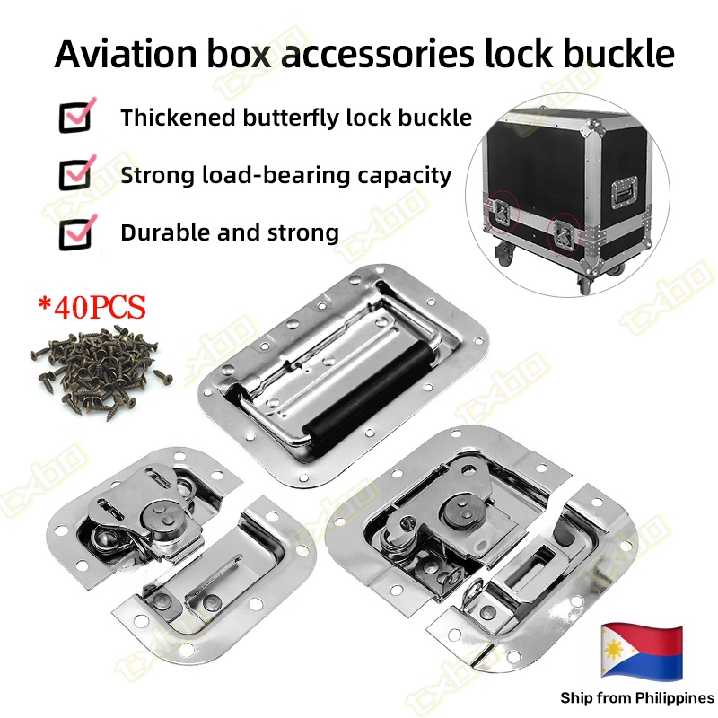 4PCS Small/Big Butterfly Latch Lock Flight Case Tour Case Heavy Duty ...