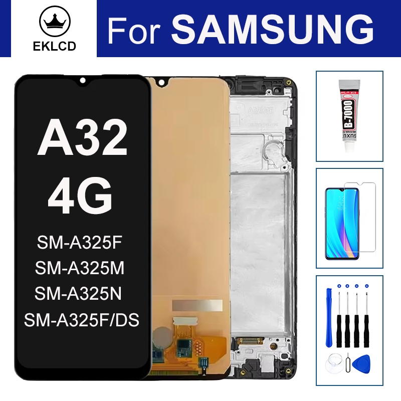 6.4" LCD For Samsung Galaxy A32 4G A325 A325F SM-A325M A325N Display Touch Screen Digitizer ...