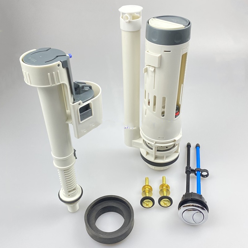 ROCA split toilet fill inlet valve flush drain valve double button ...