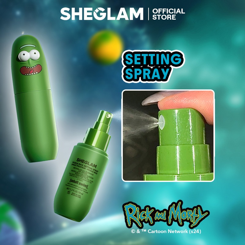 Rick and Morty X SHEGLAM Pickle Rick Setting Spray | Shopee Philippines