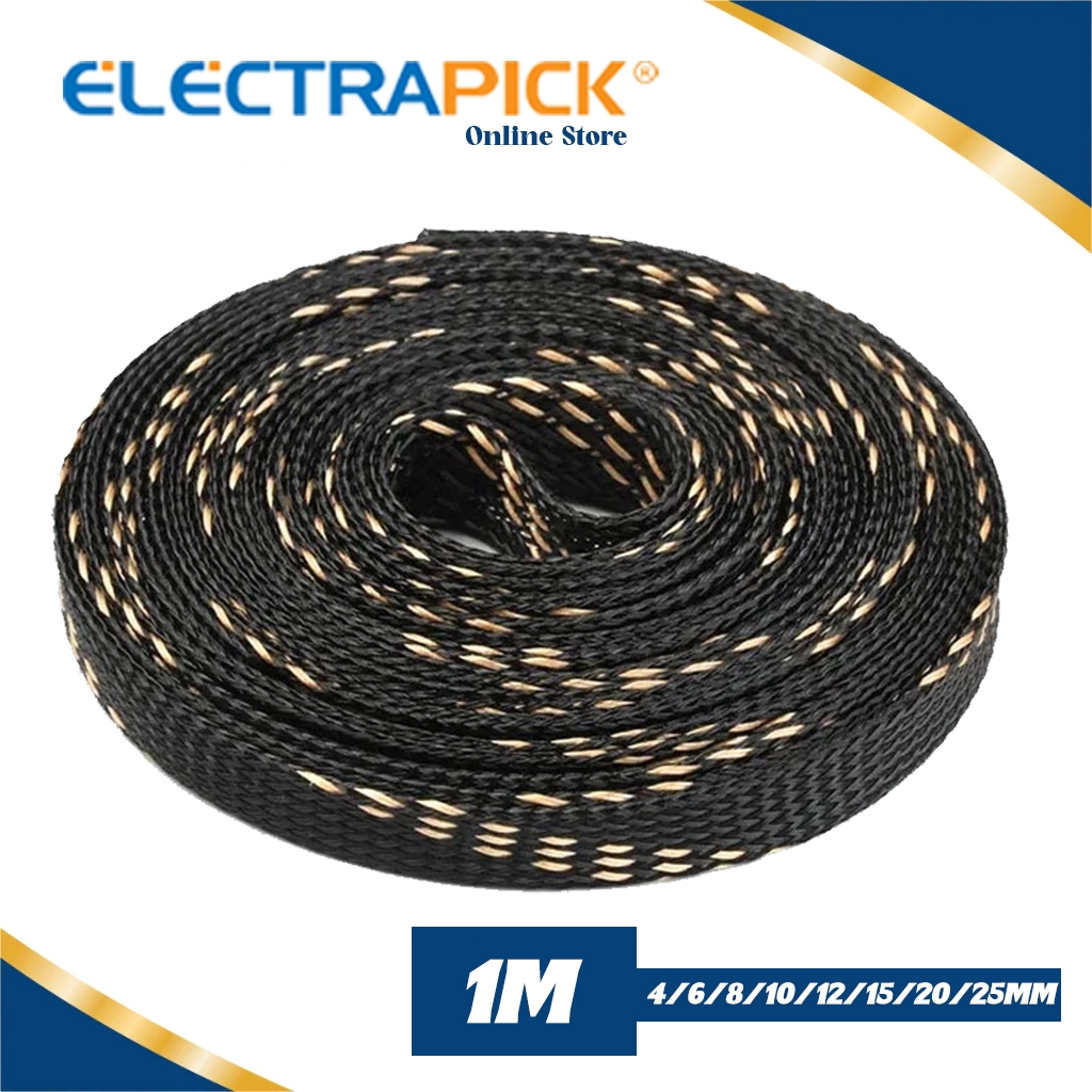 Electrapick PET Nylon Expandable Cable Sleeve 4-25mm (1M) - Insulated ...