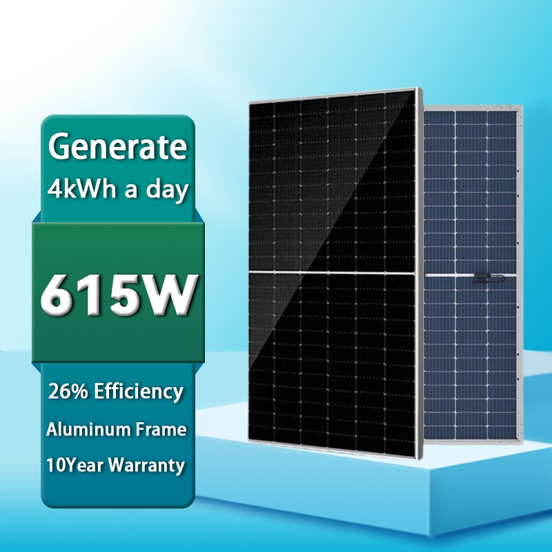615W Dual Glass Solar Panel Green New Energy, 100% Original Full Power ...