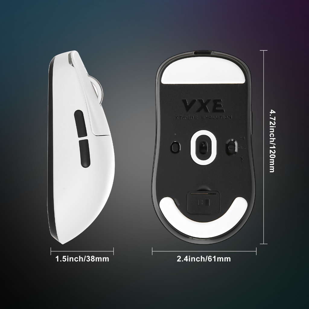 VXE R1 SE+ Wireless Gaming Mouse, 18000 DPI, High-Precision PAW3395SE ...