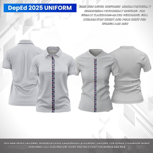 2025 NEW DEPED UNIFORMS TUESDAY & THURSDAY UNIFORM FOR FEMALE OFFICE ...