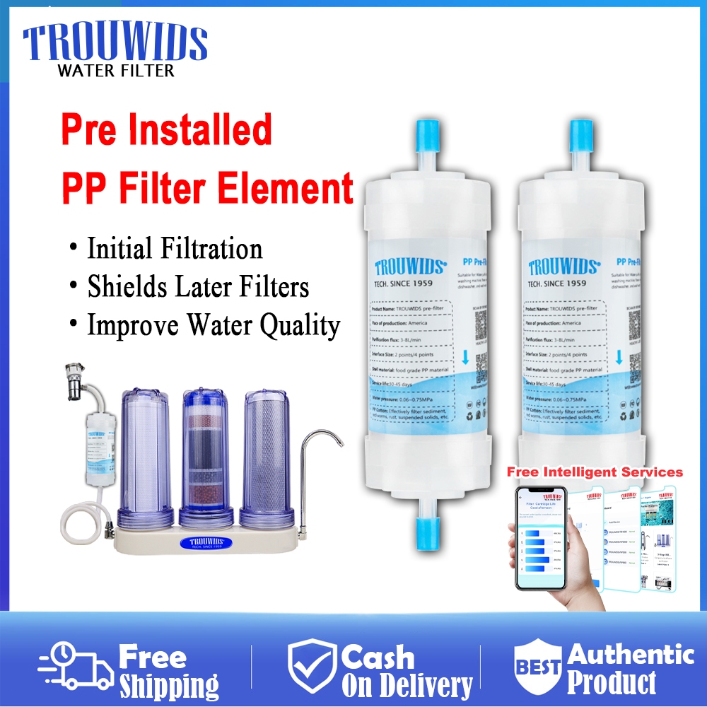 TROUWIDS Sediment Cartridge Water Filter Sediment Water Filter ...