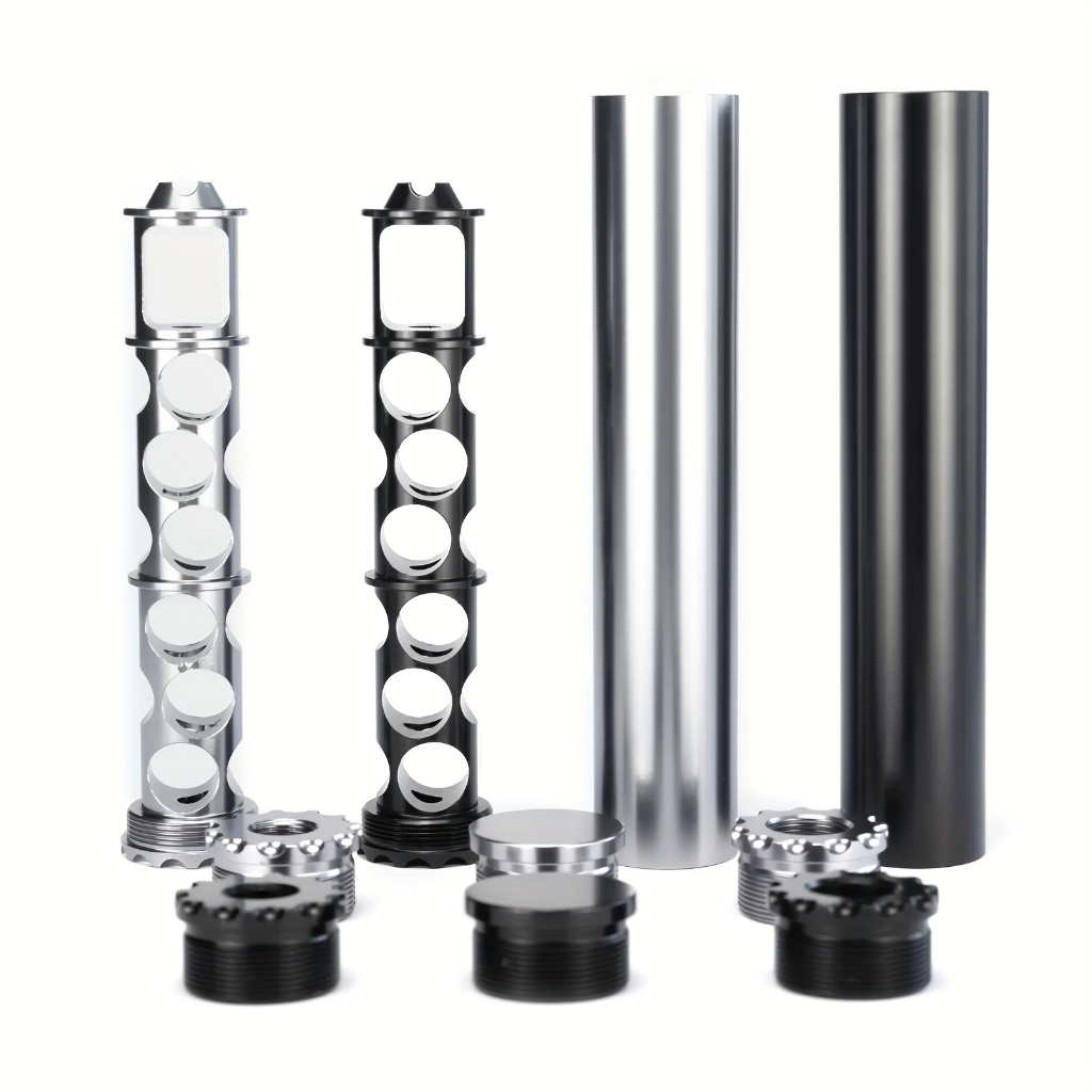 Aluminum Fuel Filter Solvent Trap 6.3''L 1.15'' OD 0.3''ID 1/2x28 and 5 ...