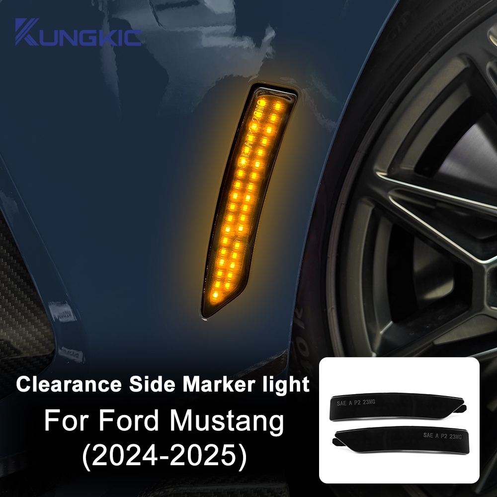 For Ford Mustang 2024 2025 Car Front Rear Lights Clearance Side Marker ...