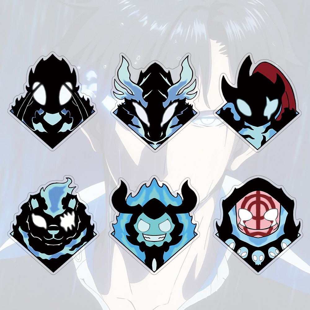 Acrylic Brooch Solo Leveling Anime Cartoon Cute Student Bag Ornaments ...