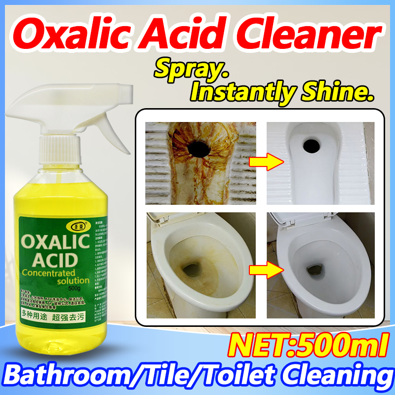Oxalic Acid Cleaner 500ml Oxalic acid Solution tiles stain remover ...