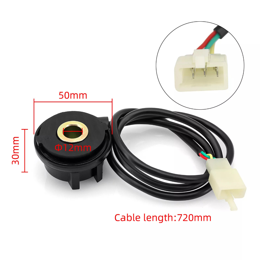 12V Digital Motor Speed Meter Cable Mileage Assembly Replacement 3 Pin ...
