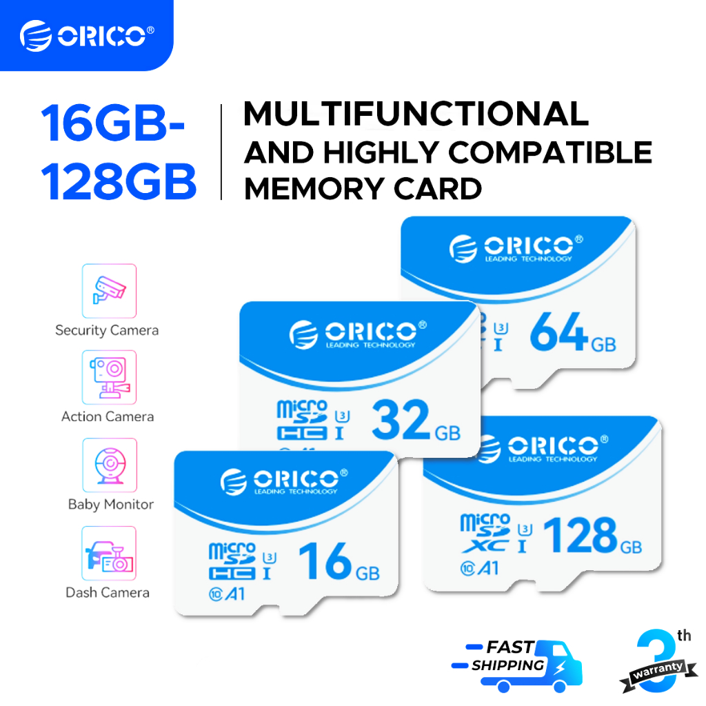 ORICO TF Memory Card 70MB/s U3 Class10 16G 32G 64G 128G for ...