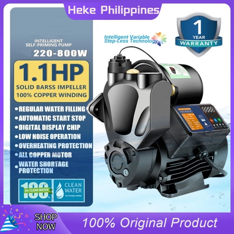 Automatic Water Booster Pump 790W 1.1HP Self Priming Pump With Pressure ...