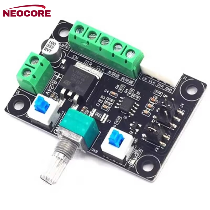 PWM Pulse Signal Generator Speed Control Module Board DC 12V-24V Stepper Motor Driver Drive ...