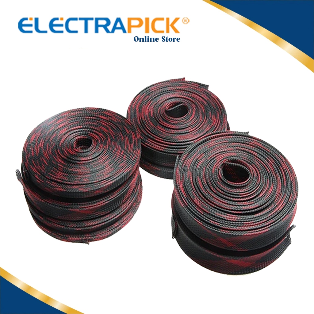 Electrapick Expandable Cable Sleeve | 1M Heat Shrinkable PET Braided ...