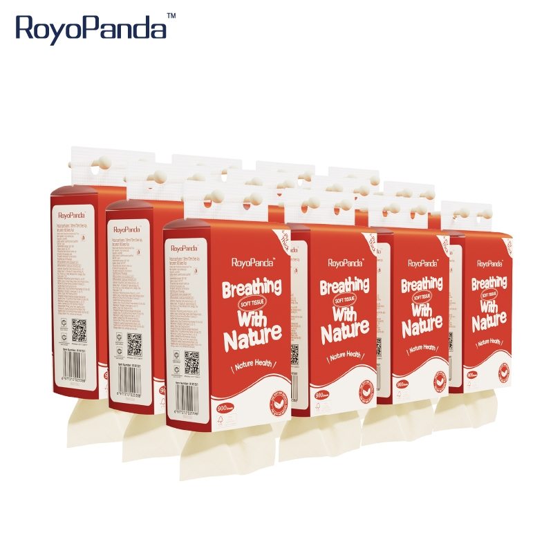 【4/8/12 Packs】Royo Panda Tissue Hanging Tissue 130 * 170mm 4 Ply ...