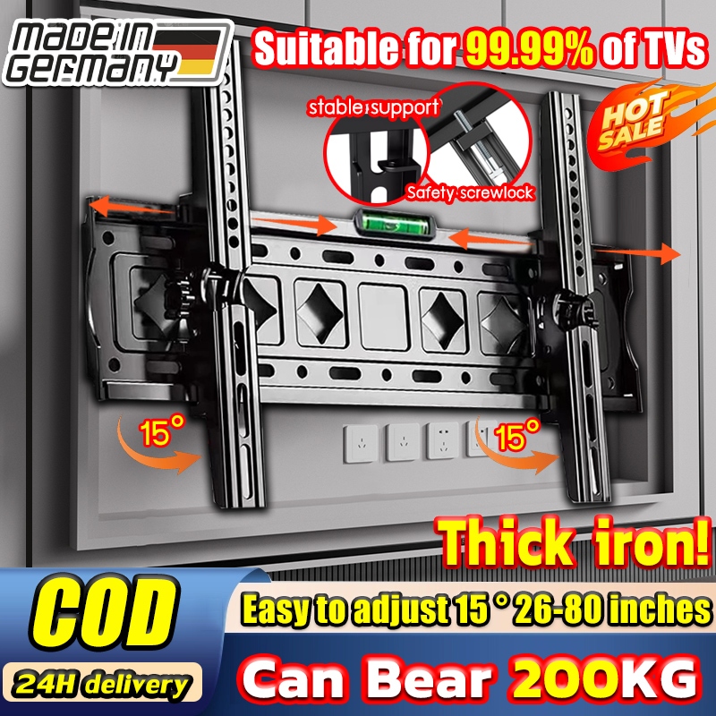 Universal TV Bracket 26-80inch Bear200KG Upgraded thickened and widened ...