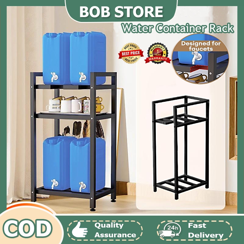 Water Container Rack Thickened Water Gallon Rack Carbon Steel Water ...