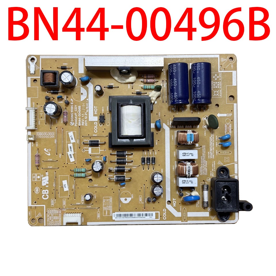 Samsung LED 40" Tv Model: UA40EH5000R UA40EH5000 Power Board: BN44 ...