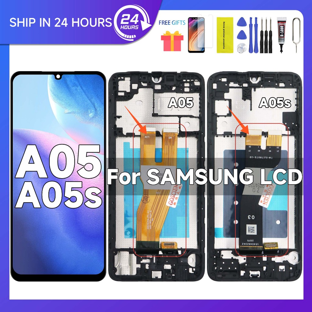 LCD For Samsung Galaxy A05 A05S A055 A057 LCD Display Touch Screen with ...