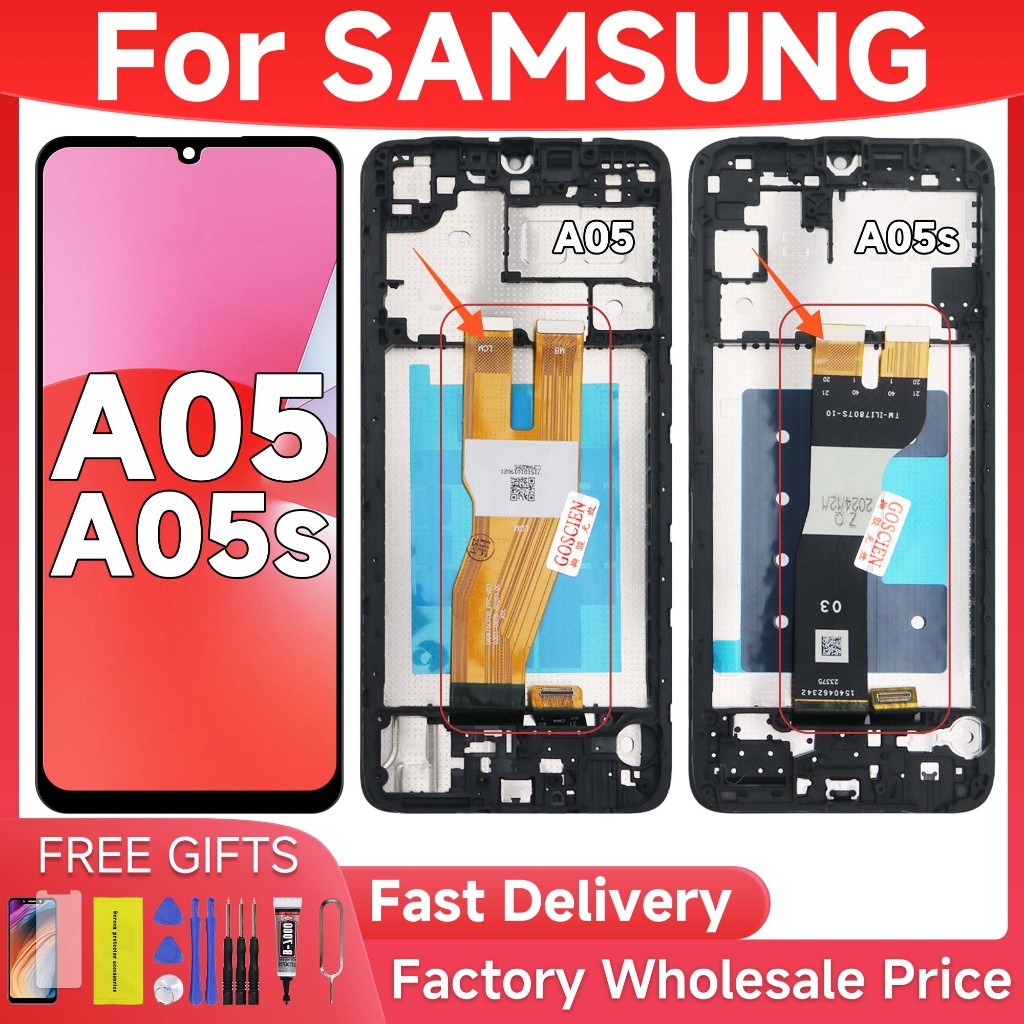 For Samsung Galaxy A05 A05S A055 A057 LCD Display Touch Screen with ...