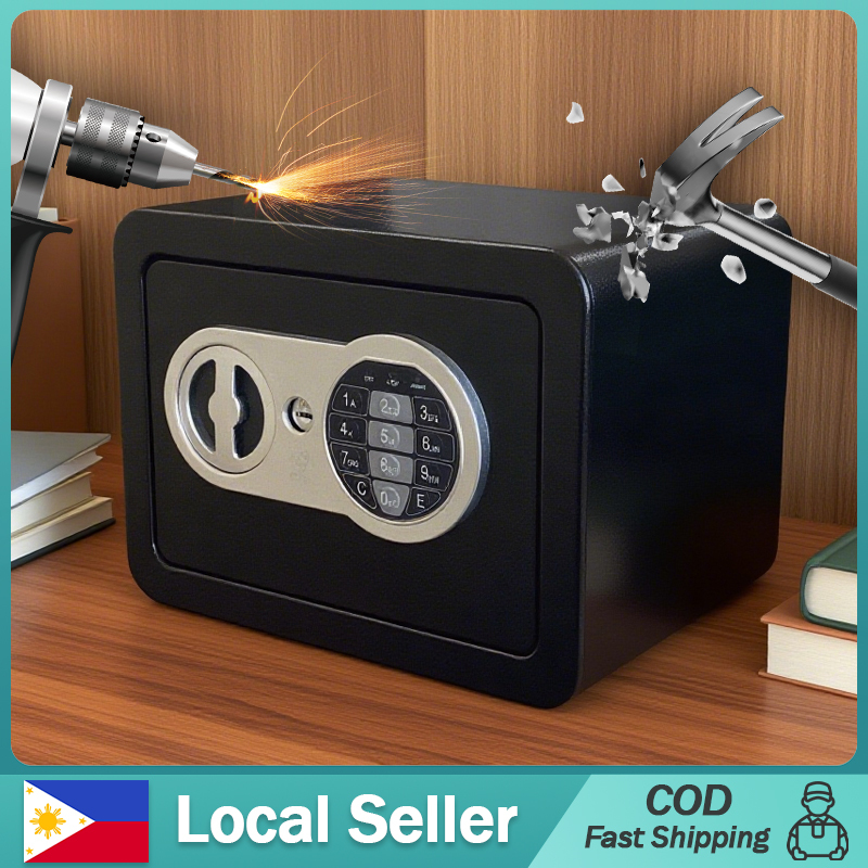 25*25*35CM Safe Box Electronic Password Safe Box Mini Strong Box Cash ...