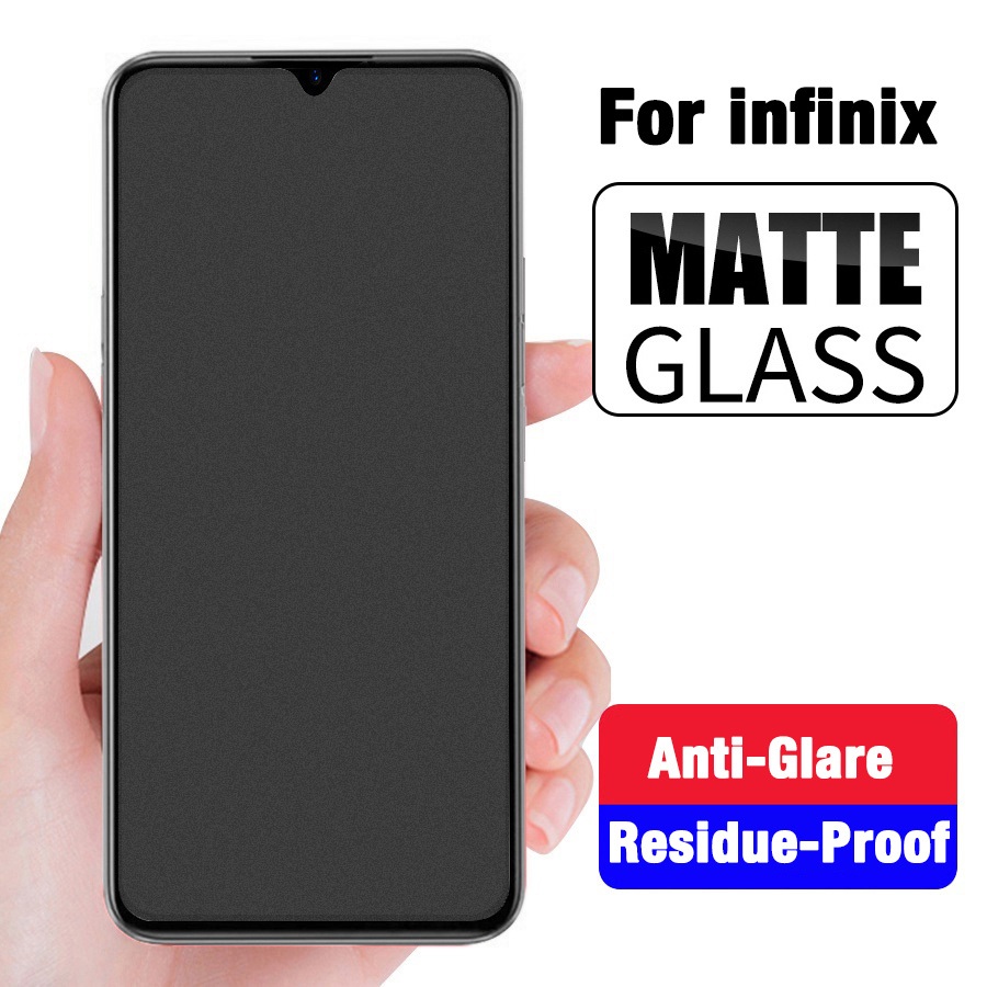 Matte Tempered Glass Screen Protector for infinix Smart 10 9 Pro 8 7 5 ...