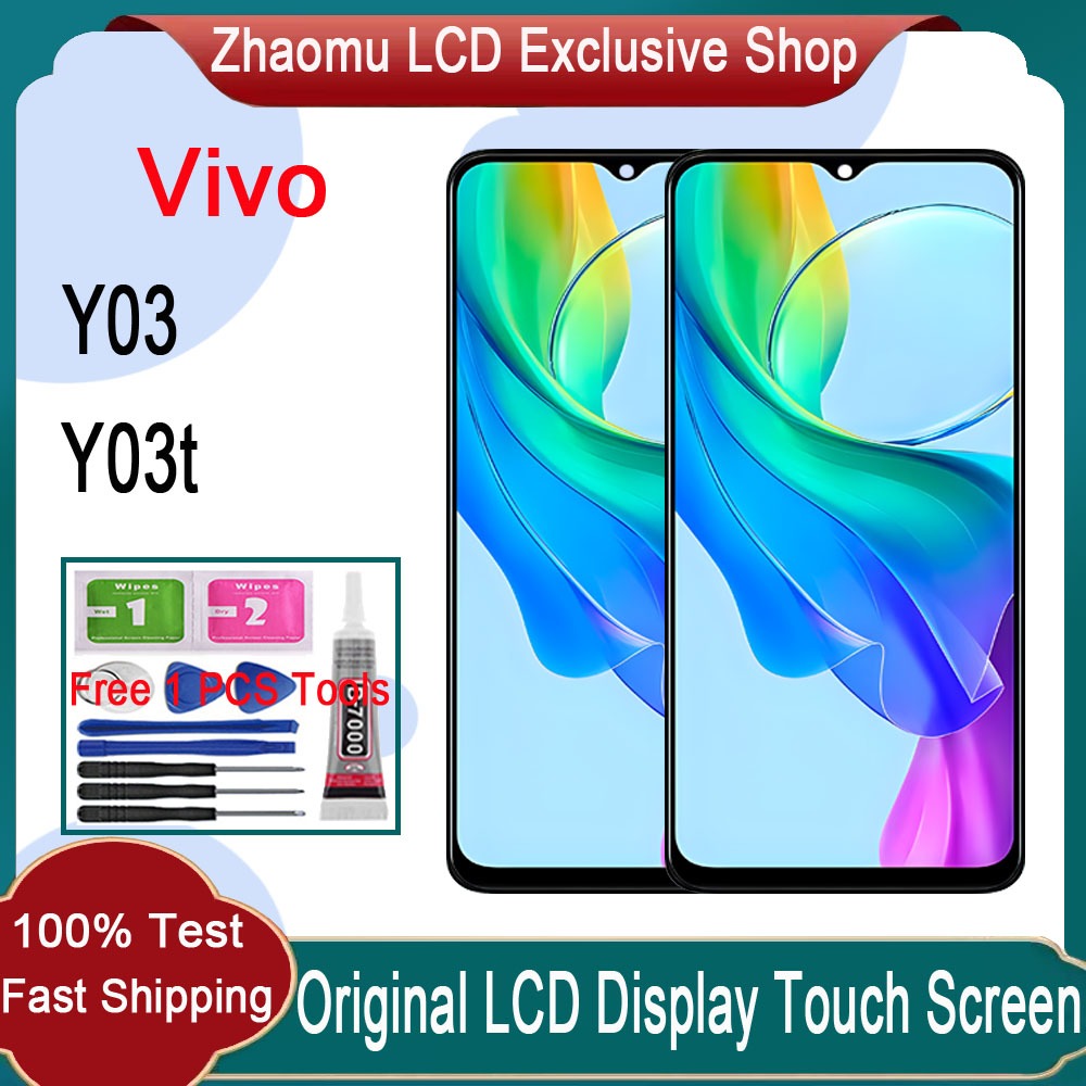 Original Vivo Y03 Y03t LCD Display Touch Screen Replacement | Shopee ...