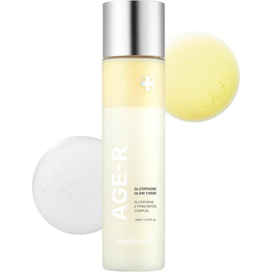 medicube Age-R Glutathione Glow Milky Toner, Low-Irritation Double ...