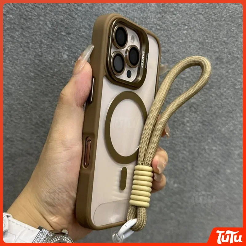 TuTu Luxury Clear with Camera Protector and Holder Magnetic Wireless ...