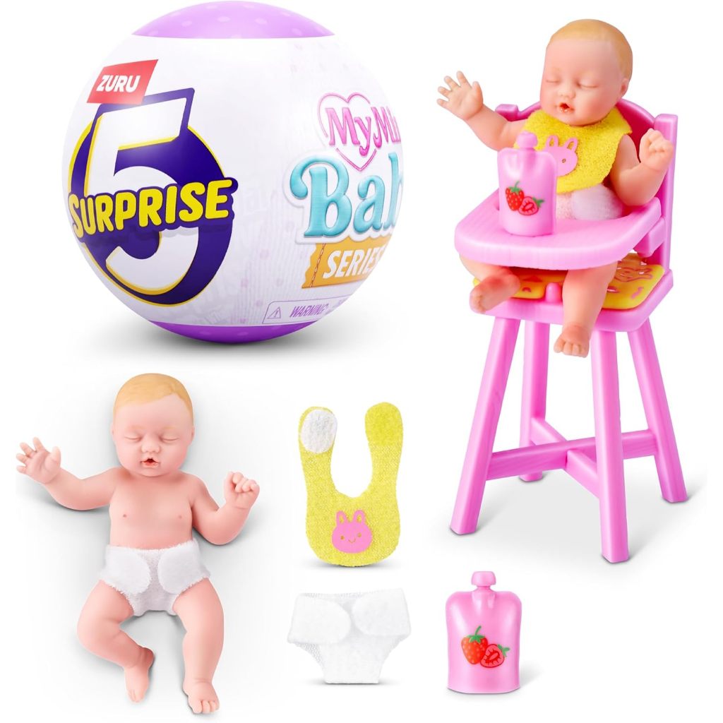 5 Surprise My Mini Baby Series 2 by ZURU, Collectible Mystery Capsule ...