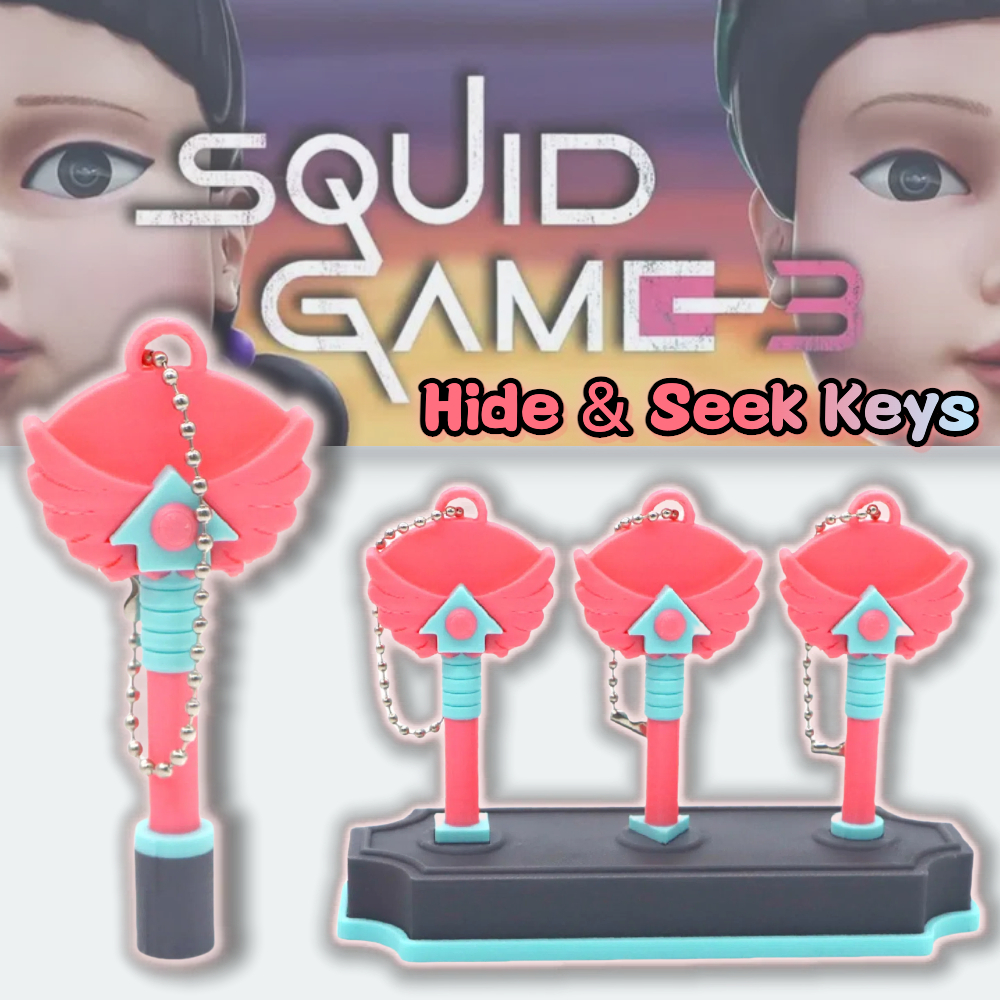 Squid Game 3 Keychain | Korean Squid Game Season 3 Key Pendant Bag ...