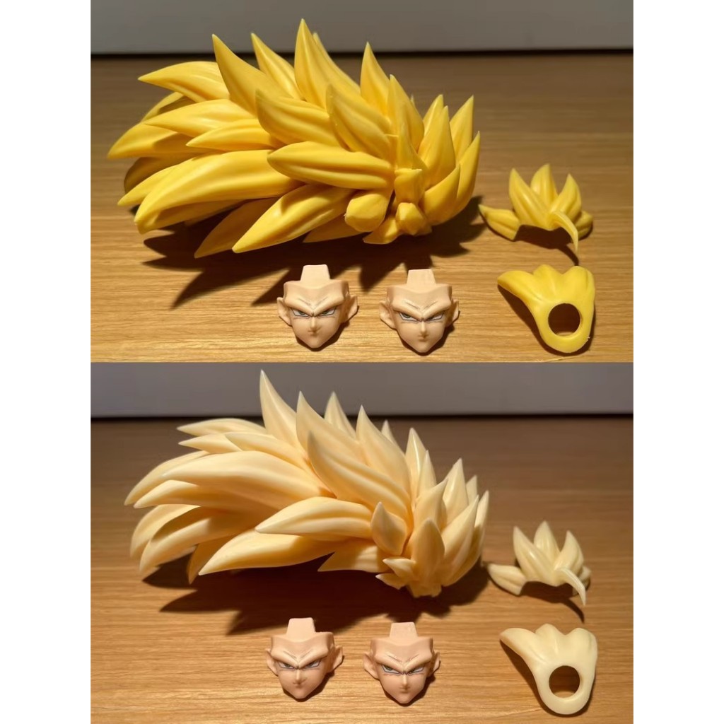 JE Studio Dragon Ball SHF Super Three Head Sculpture Non-Pig Baby Super ...