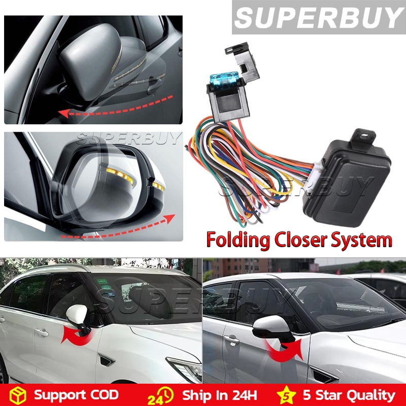 【Fulfilled by Shopee】【24H Ship】Universal Car Auto Fold Unfold Side ...