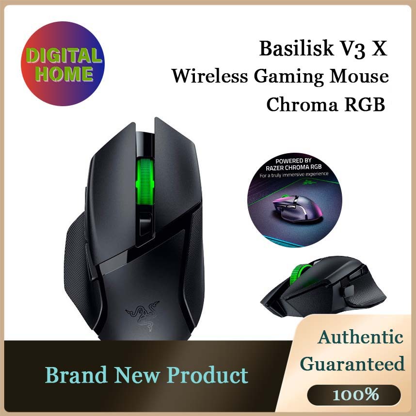Razer Basilisk V3 X Hyperspeed Wireless Gaming Mouse 7 Programmable ...