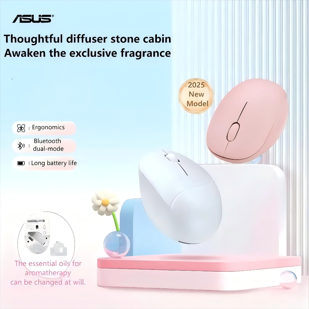 Asus Wireless Aroma Mouse, Bluetooth Light Sound Portable Laptop, Dual ...