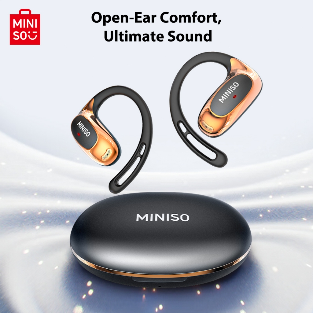 MINISO MS202 Al Smart Real-Time Translation Noise-Cancelling Bluetooth ...