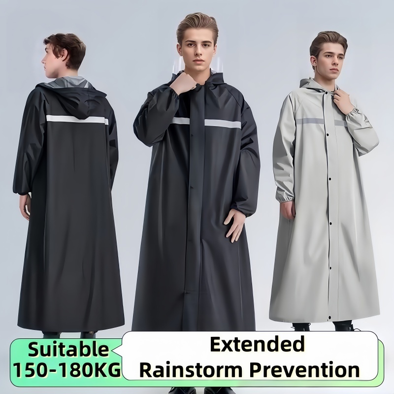 Rain coat For Adult Unisex Waterproof and Rainstorm Proof Motorcycle Raincoat Poncho Waterproof ...