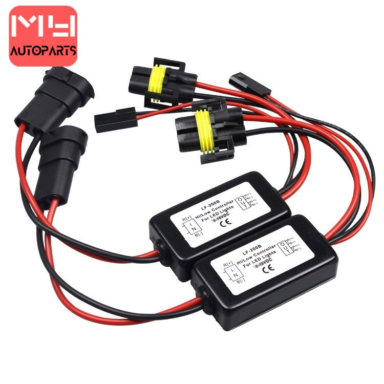Relay Harness Control Cable Wire For H11 High Low Beam Bi-LED Bi-Xenon ...