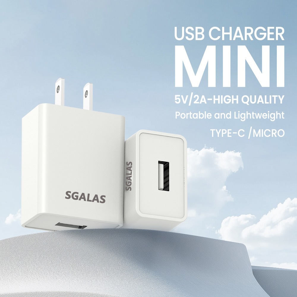 5V 2A Quick Fast Charger Adapter Set with Micro Usb Type-C Android ...