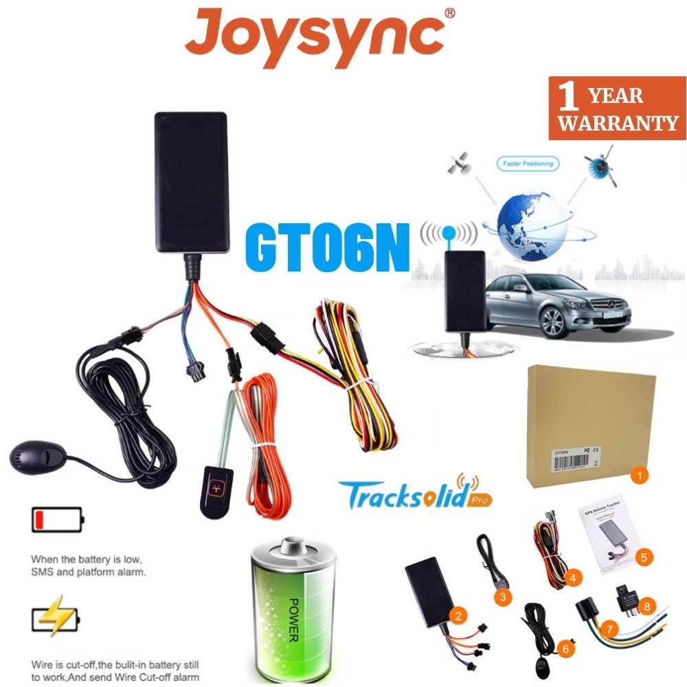 Joysync GT06N GPS Car Tracker - Waterproof, Real - Time Tracking, SOS ...