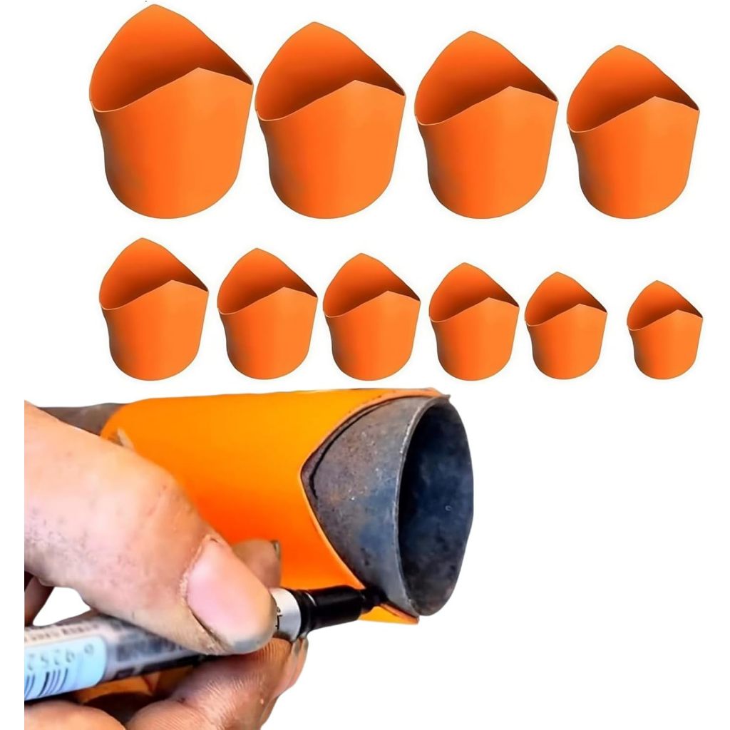 Precision Pipe Saddle Template Cutting Guide Metal Pipe Cutting Guide ...