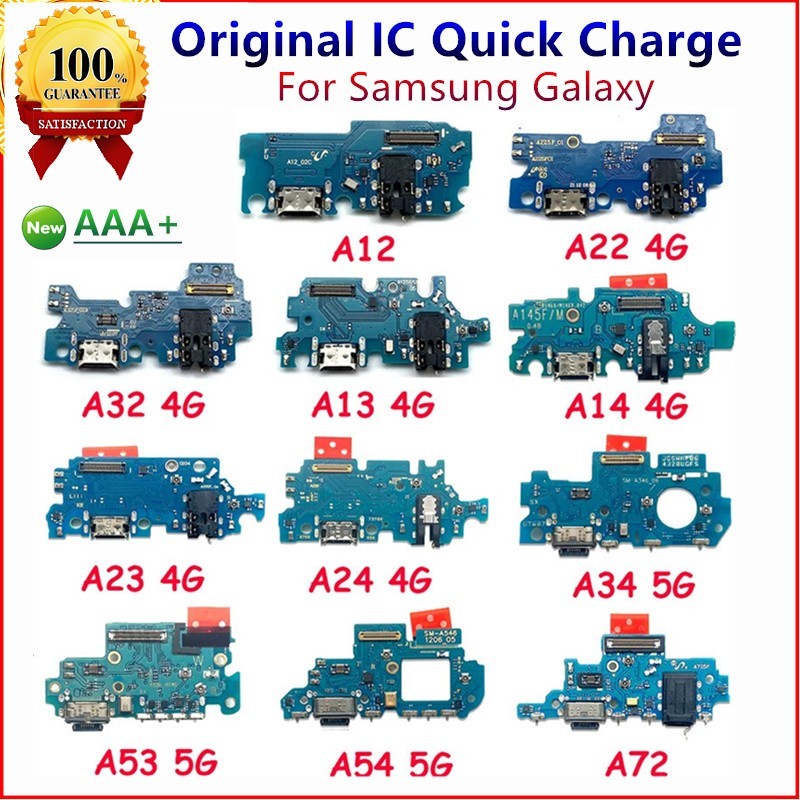 For Samsung A13 A14 A22 A32 A23 A24 4G A14 5G A52 A53 A72 5G USB ...
