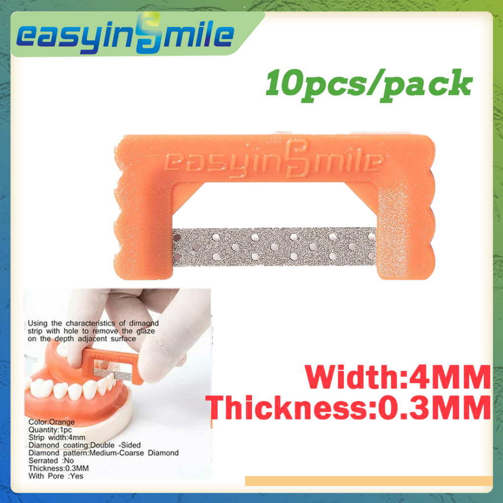 EASYINSMILE Dental brand Orthodontic Abrasive Strips/Abrasive Polyester ...