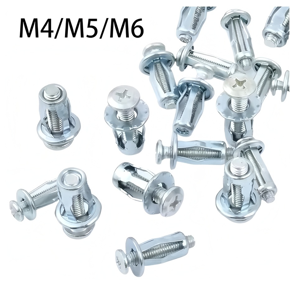 100pcs Petal Rivet Jack Nuts M4 M6 Petal Rivet Lock Nuts With Screw For ...