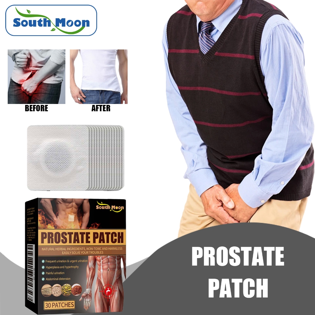 South Moon 30pcs Herbal Prostate Patch Prostatic Patches for Men Health ...