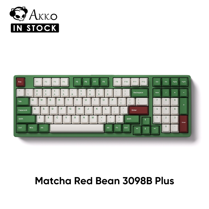Akko Matcha Red Bean 3098B Plus Wireless Hot-swappable Mechanical ...