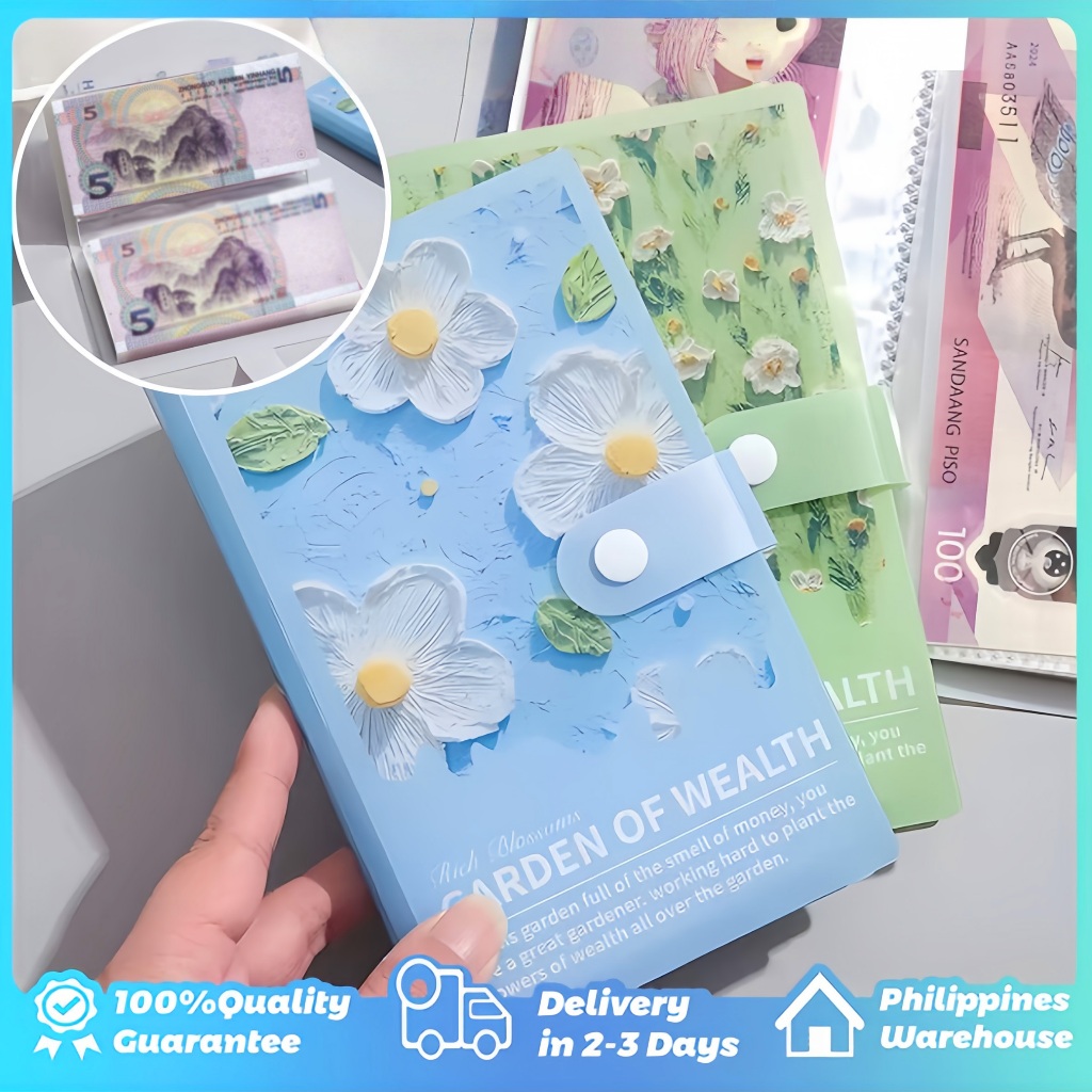 【Buy 1 Free 1】A6 100 pages ipon challenge booklet Budget Binder Money ...