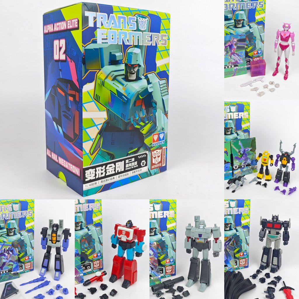 AULDEY Transformers AAE Wave 2 Megatron Bumblebee Shrapnel Nemesis ...