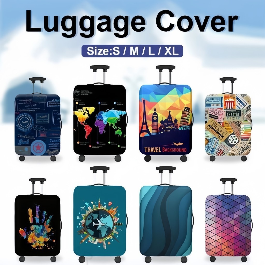 Luggage Cover Protector Waterproof Luggage Cover Zipper Style Luggage ...
