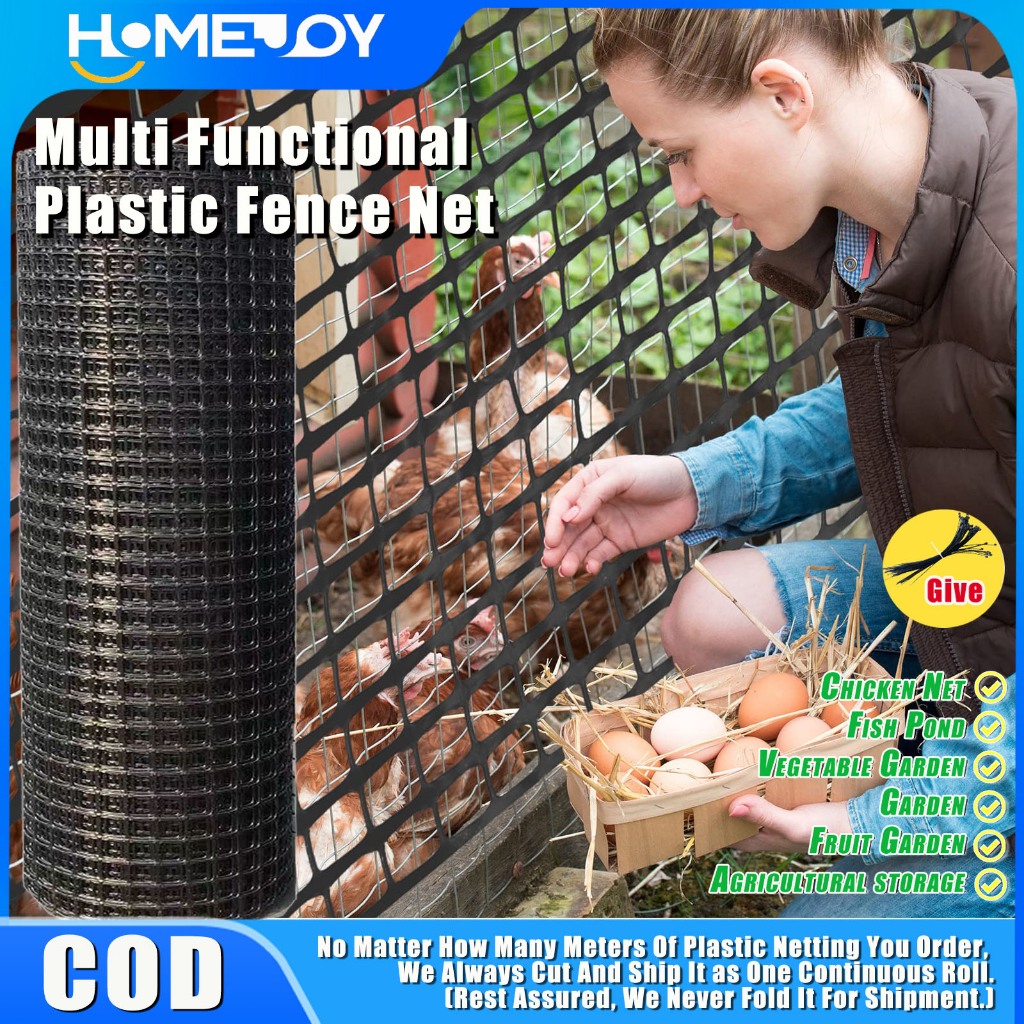 3.5cm Hole Plastic Fence Net (PER Meter）Chicken Net Height 5ft Outdoor ...